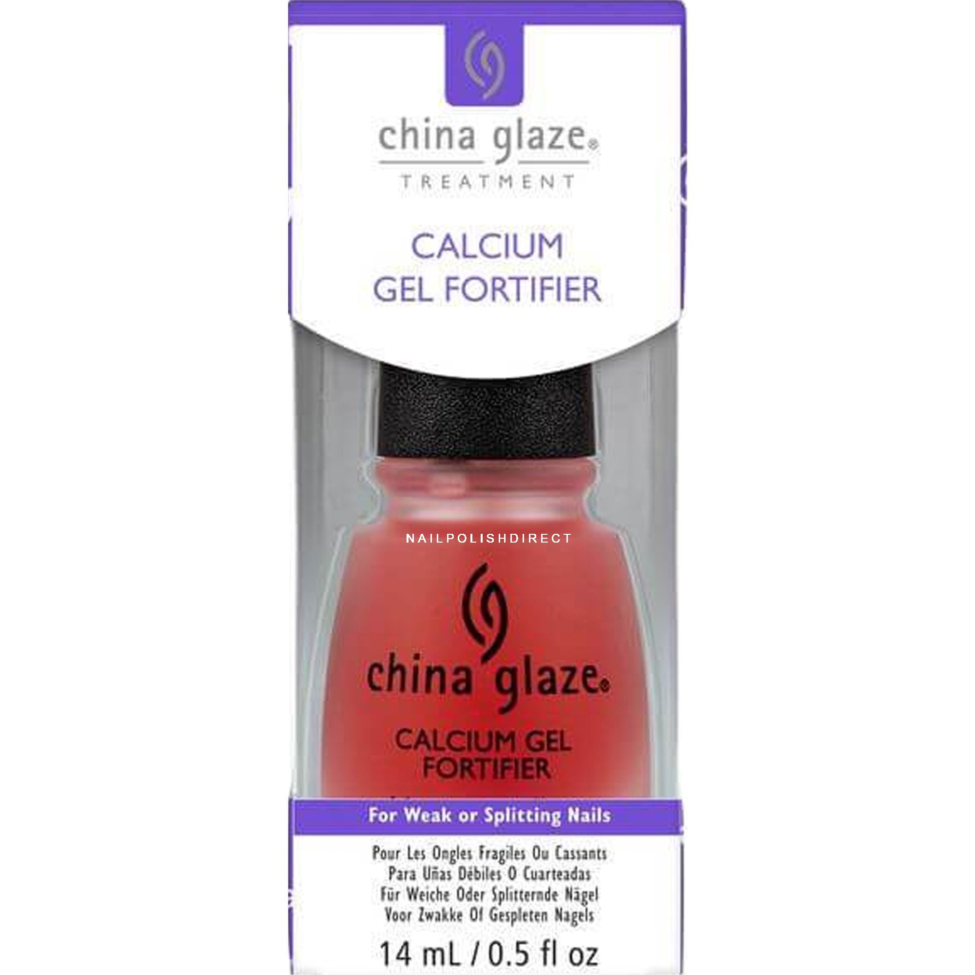 China Glaze - Calcium Gel Fortifier - 14ml | Nail Polish Direct